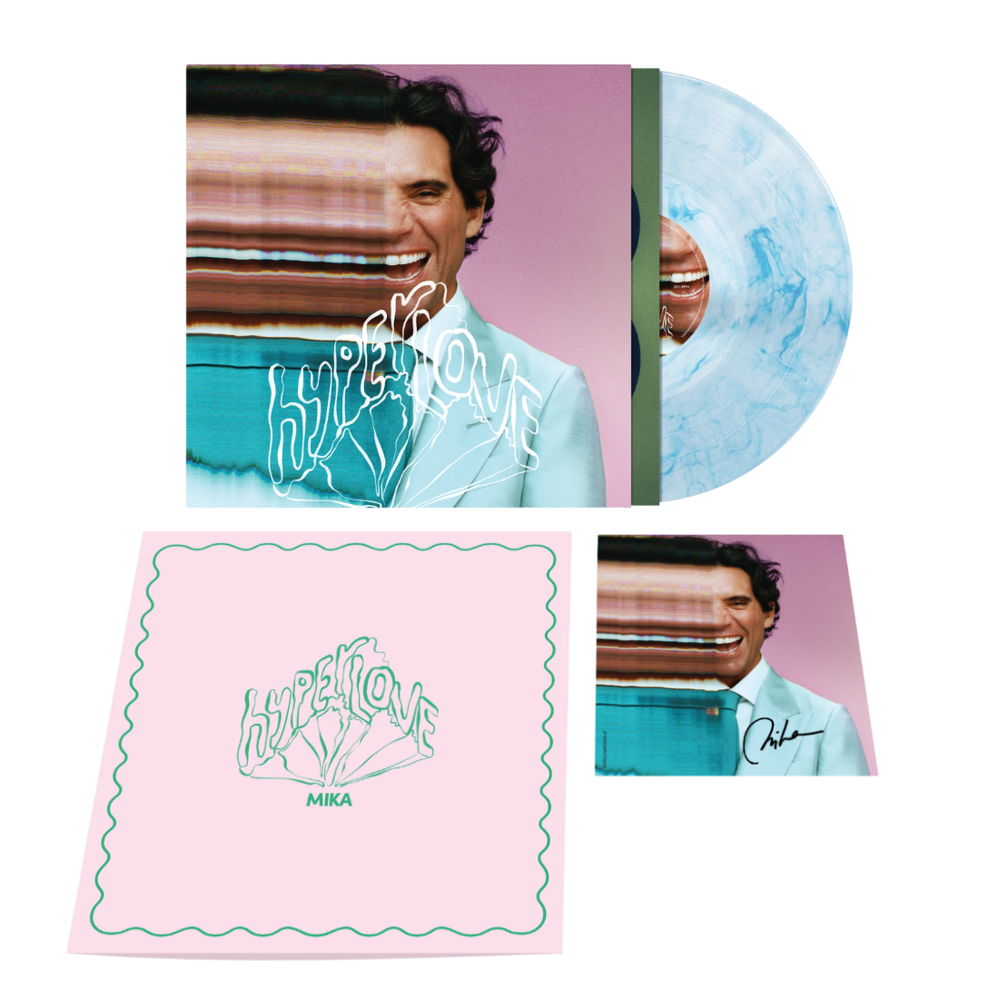 Hyperlove Store Exclusive LP + Signed Art Card - Mika