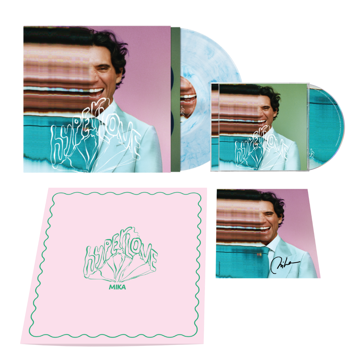 Hyperlove Store Exclusive LP, CD + Signed Art Card - Mika